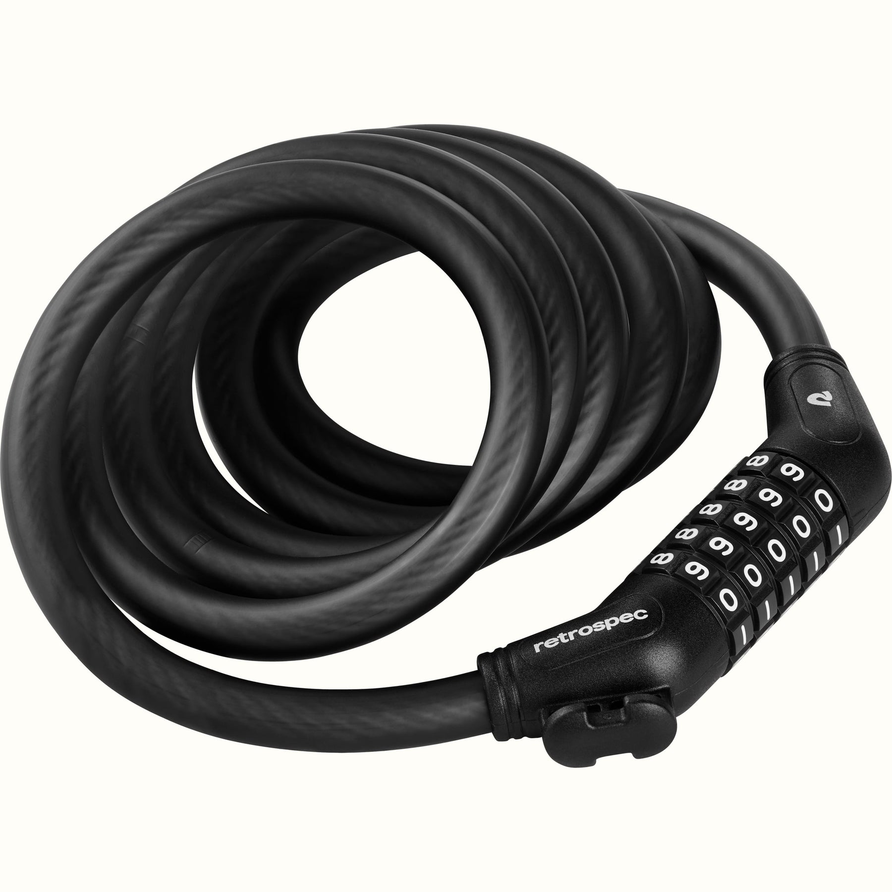 Grizzly Plus Integrated Combo Cable Bike Lock - 12mm | retrospec ...
