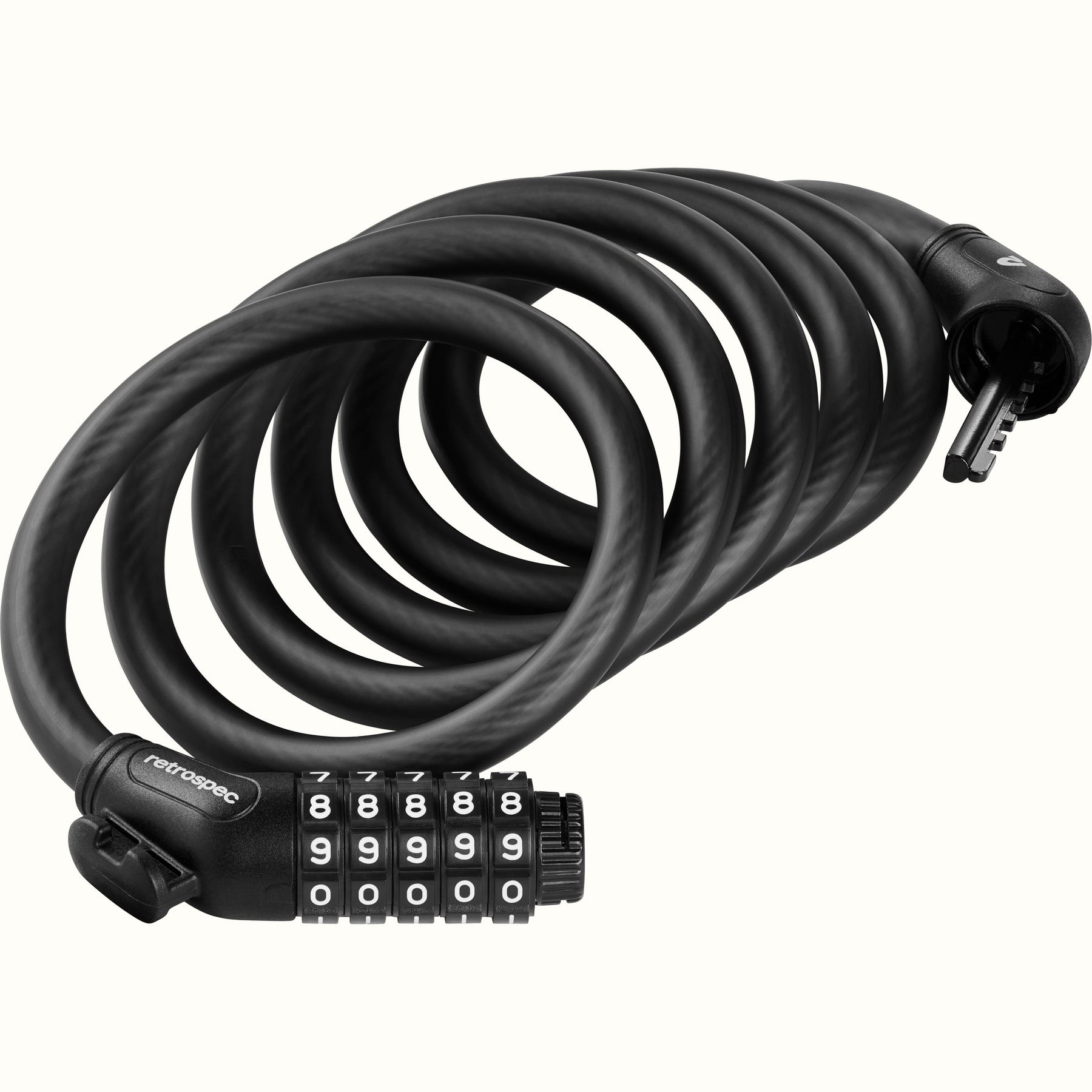Grizzly Plus Integrated Combo Cable Bike Lock - 12mm | retrospec ...