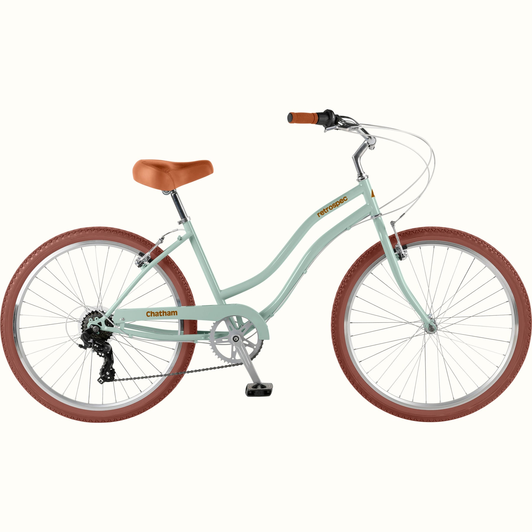 Chatham Beach Cruiser Bike - Step-Thru 7 Speed | retrospec