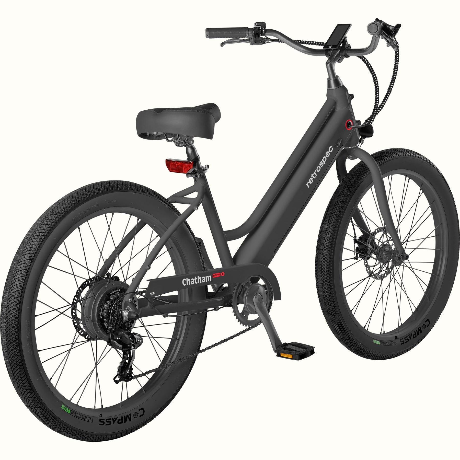 Chatham Rev+ Beach Cruiser Electric Bike | retrospec