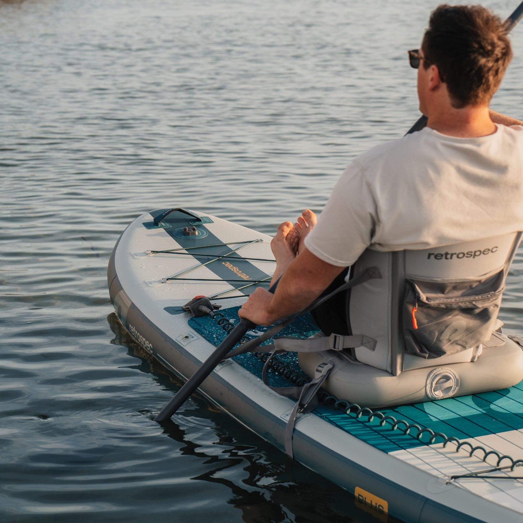 Weekender Plus - 10'6" Inflatable Paddle Board Kayak Hybrid | retrospec ...