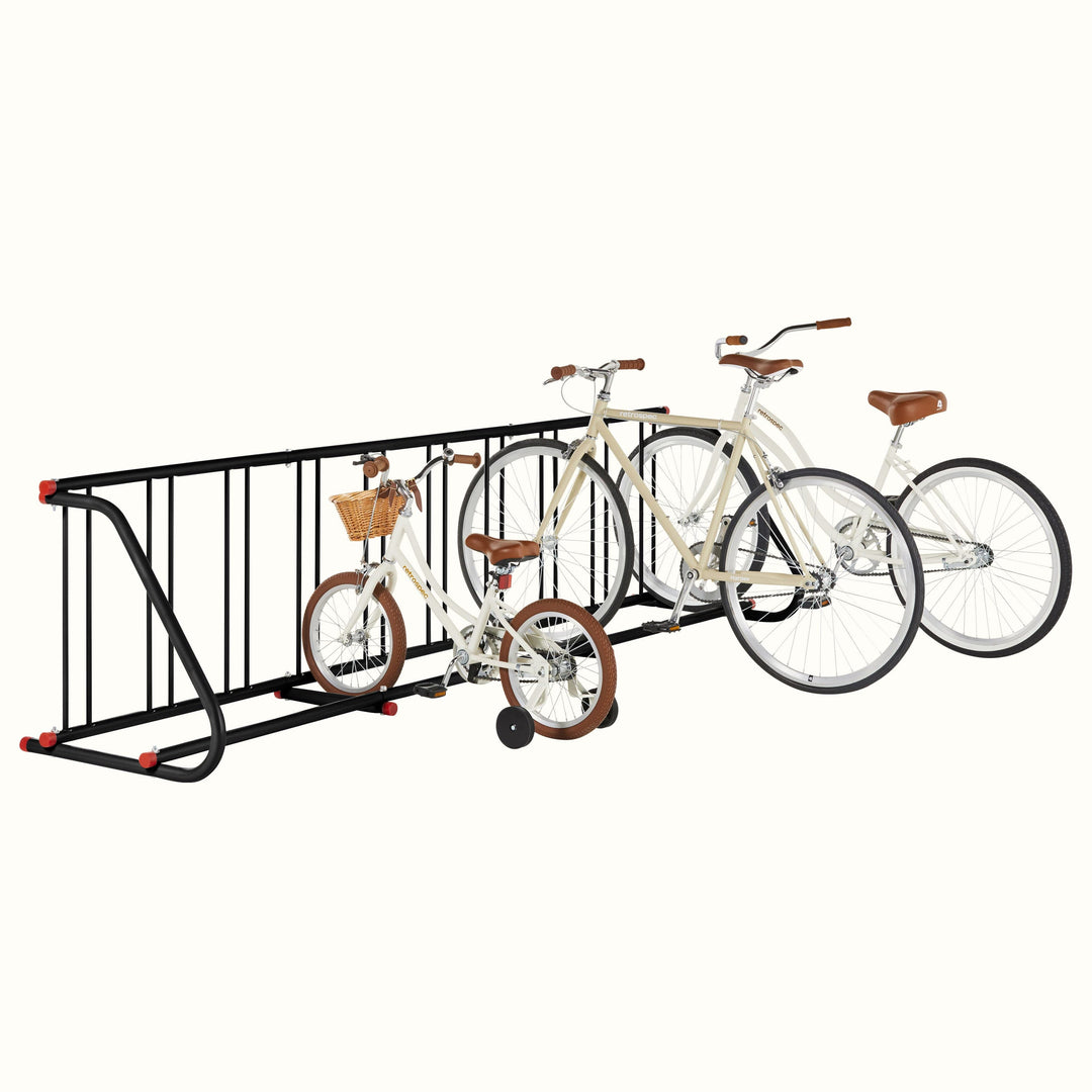 Stash Commercial Bike Rack - 1 & 2 Sided, 5-20 Bikes | Retrospec